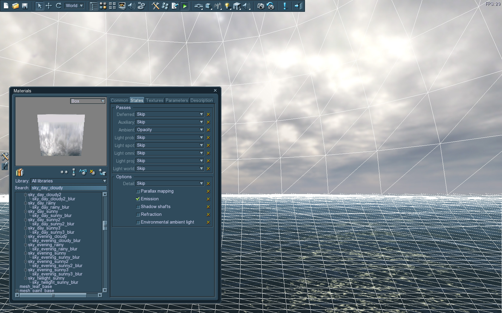 [SOLVED] Sky Background Material - How to Use? - Rendering - UNIGINE Developers Community